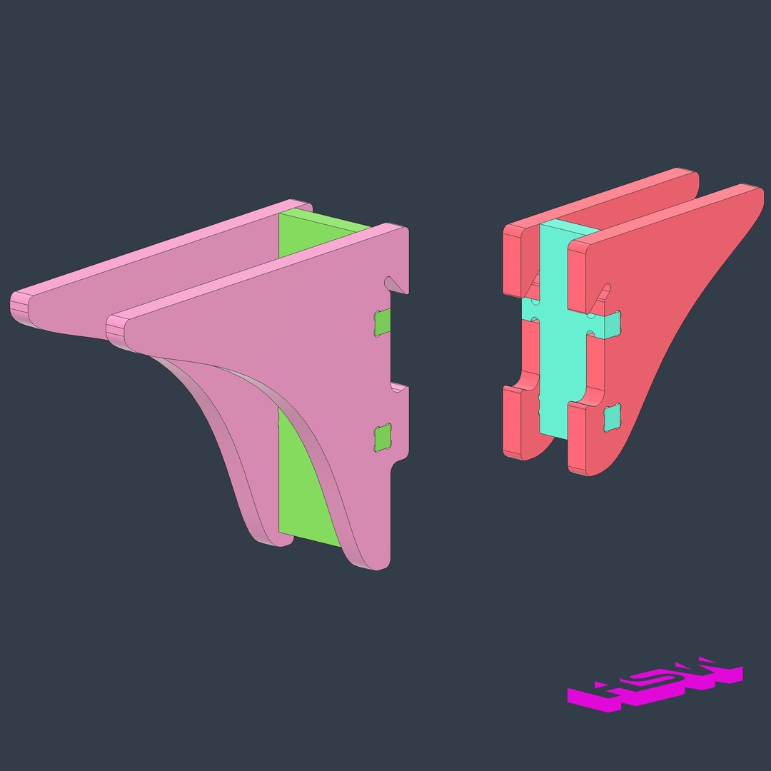 CNC Clamp Rack Set French Cleat Files Download Parametric - Etsy