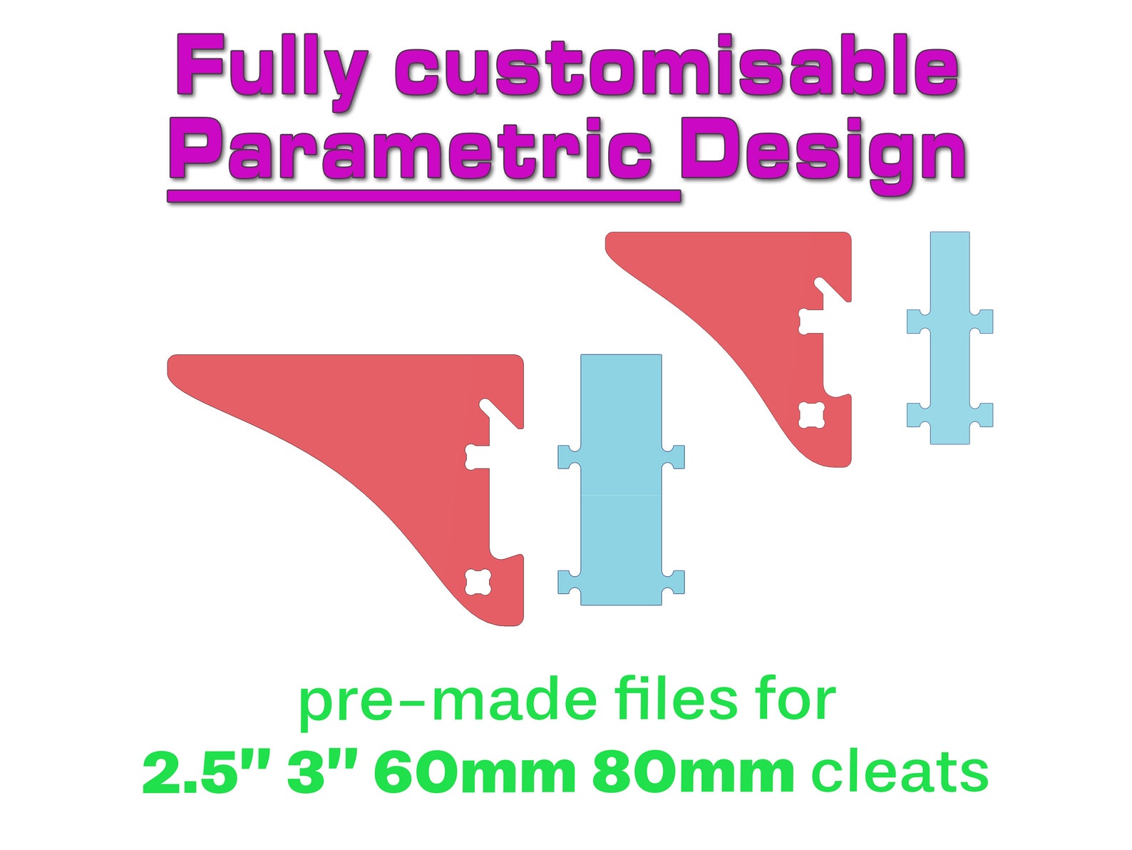 CNC Clamp Rack Set French Cleat Files Download Parametric Design ...