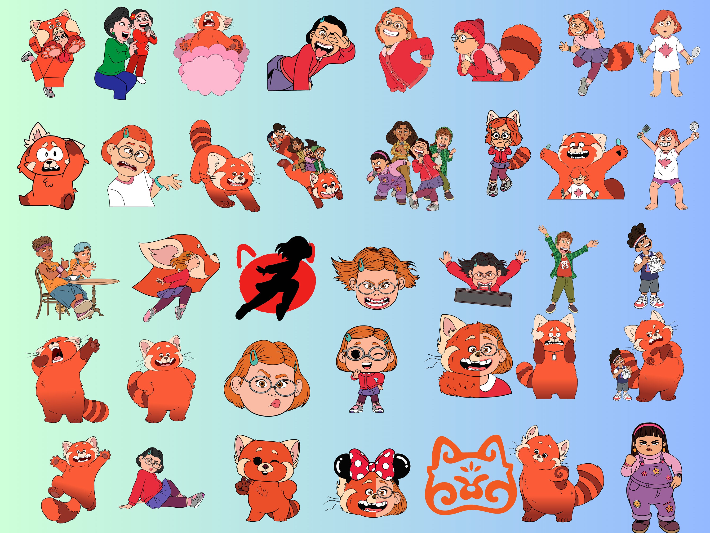 Turning Red SVG Bundle, Turning Red Svg, Mei Lee Svg, Turning Red ...