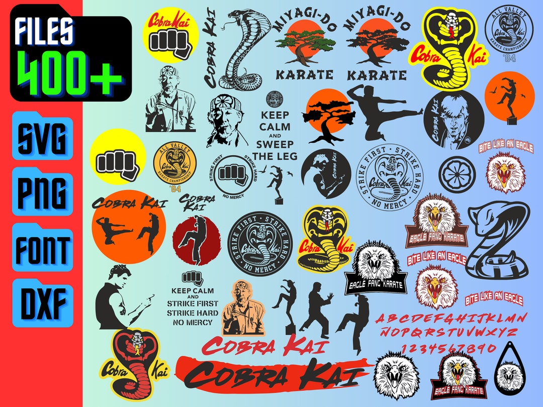 Cobra Kai SVG Bundle Karate Kid svg Miyagi do svg No Mercy - Etsy.de