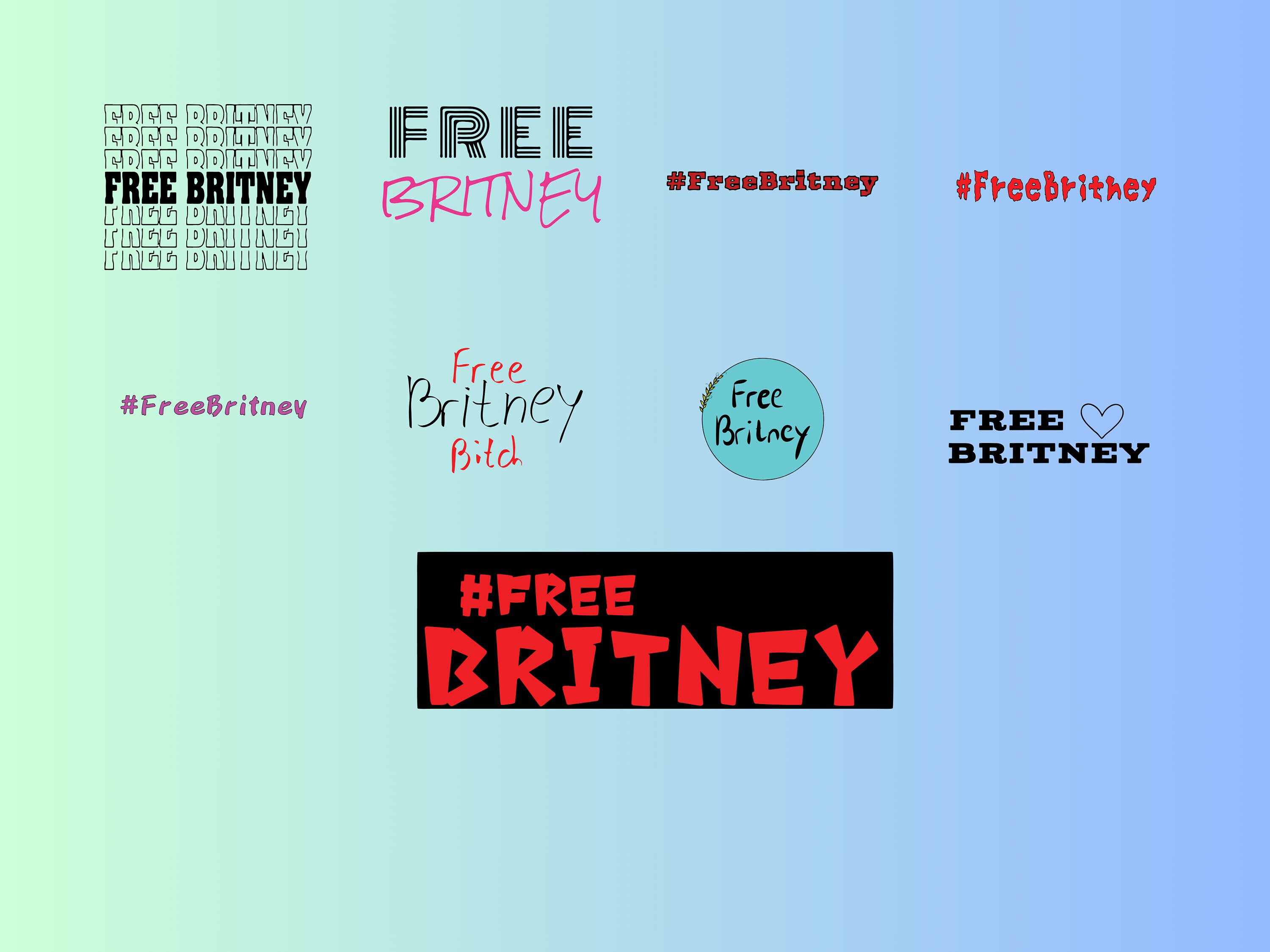 200 Free Britney Files, Free Britney Svg, Freebritney Hashtag Svg, Save ...