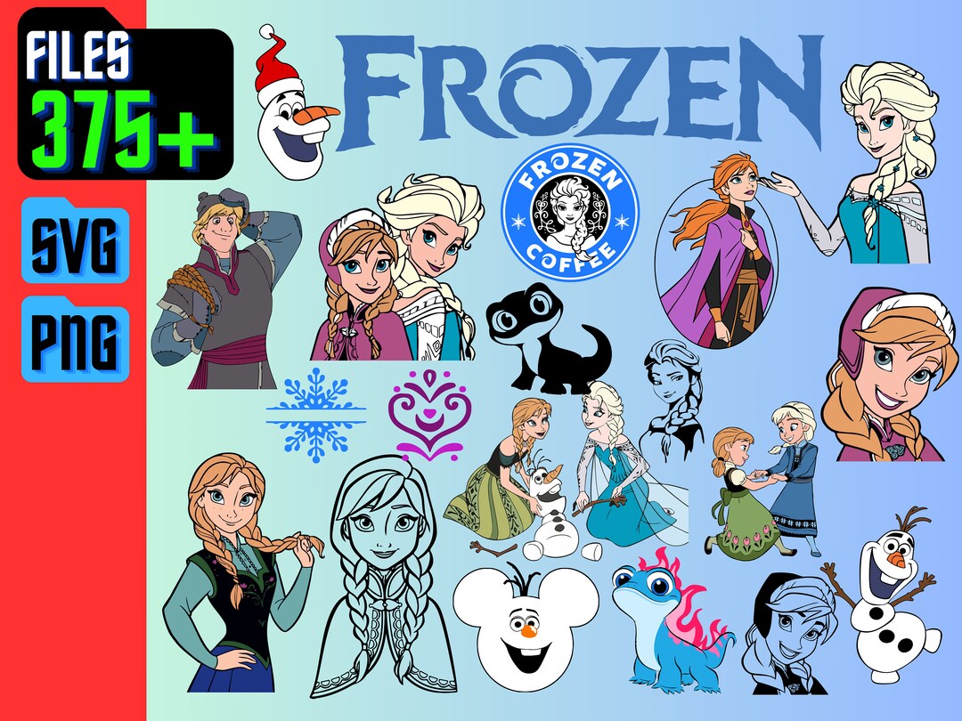 Frozen Svg Bundle Frozen Svg Dateien Für Cricut Frozen Etsy De