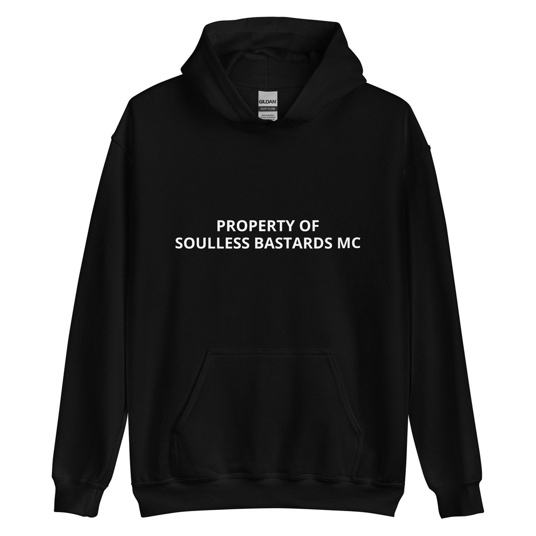 Property of Soulless Bastards MC Hoodie - Etsy