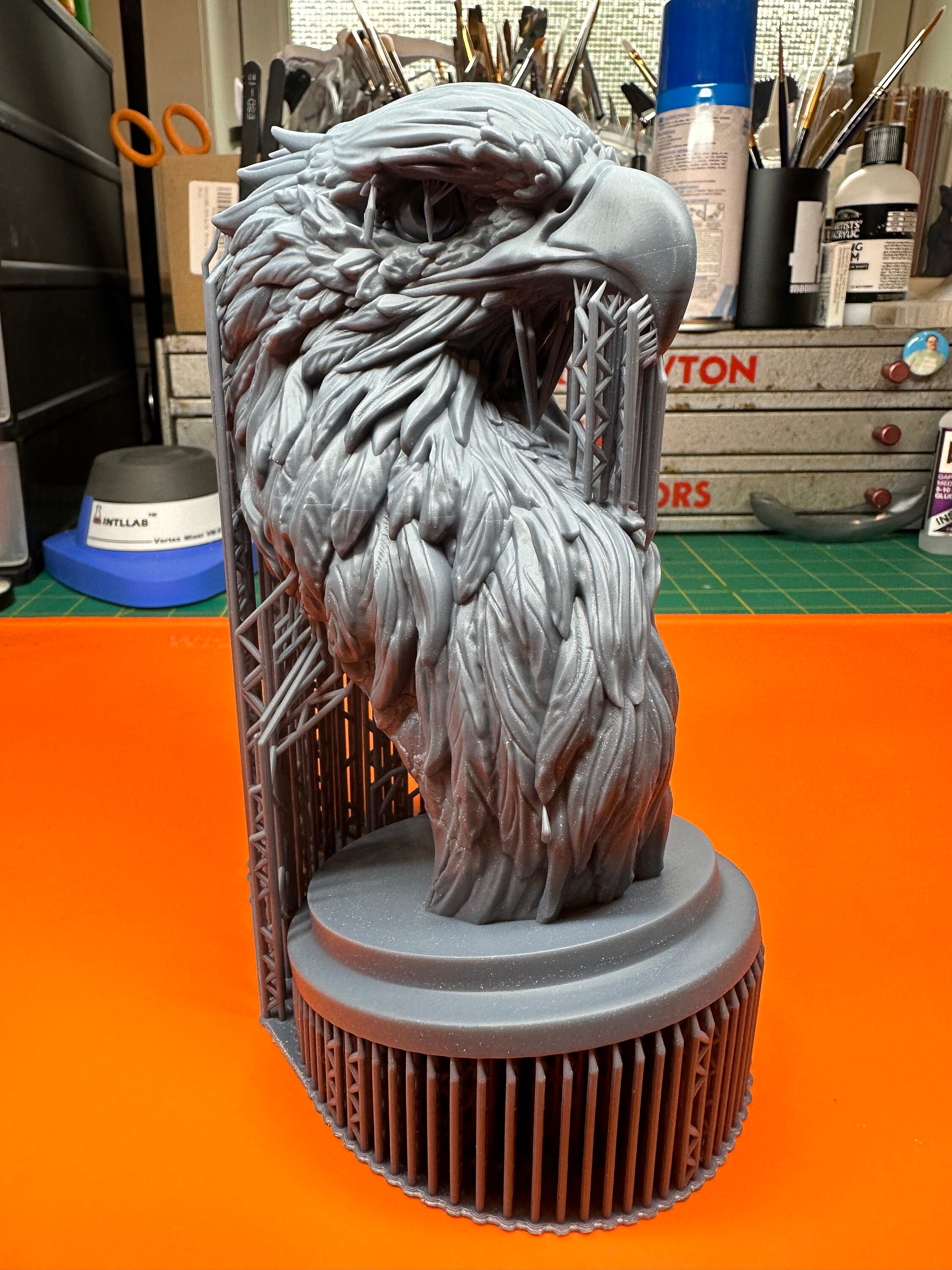 Eagle Bust 3D Ready Print STL (pre- Supported) - Etsy