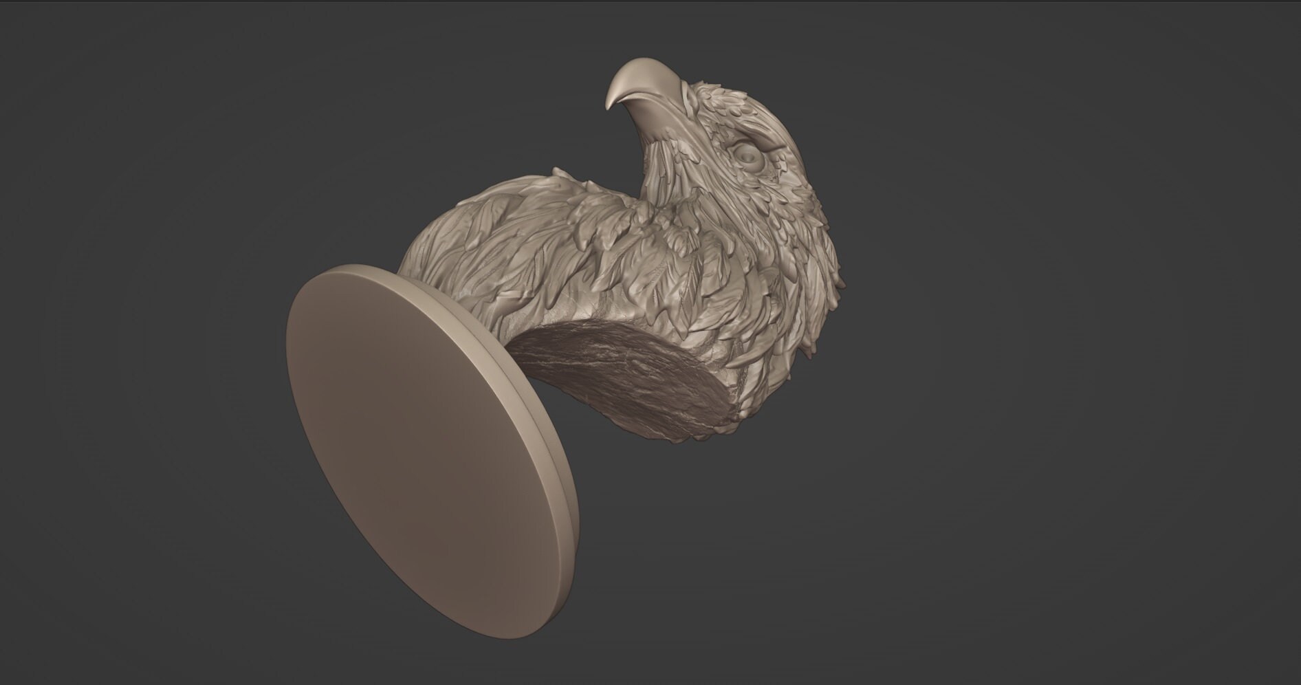 Eagle Bust 3D Ready Print STL (pre- Supported) - Etsy