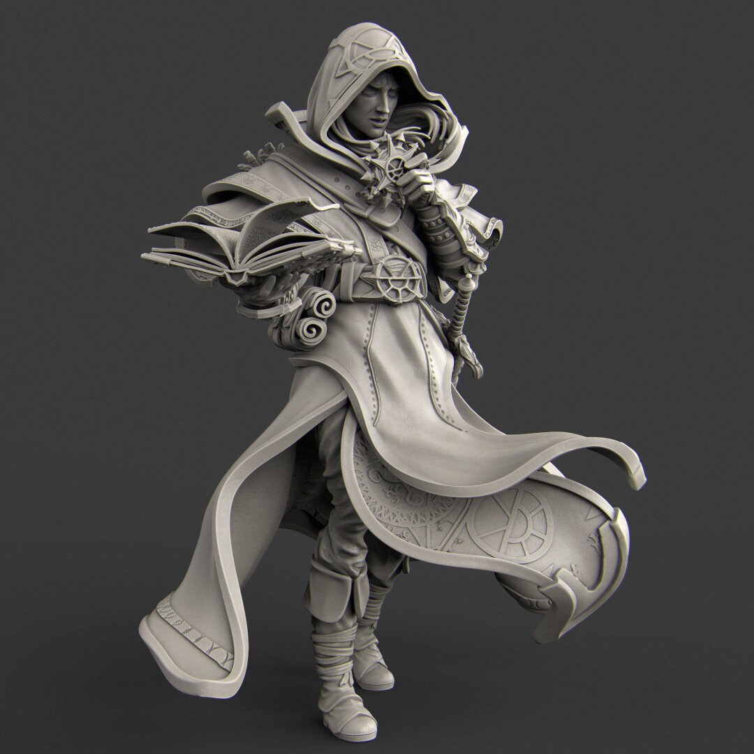 Elf Priest 3d STL File - Etsy