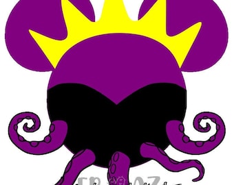 Minnie Maleficent Svg - Etsy