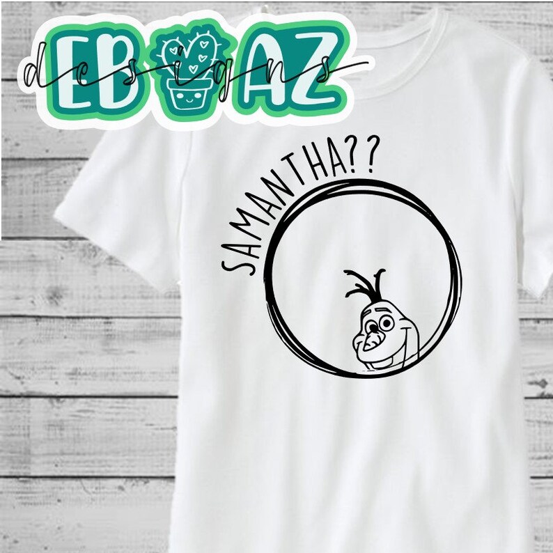 Olaf Samantha Svg - Etsy