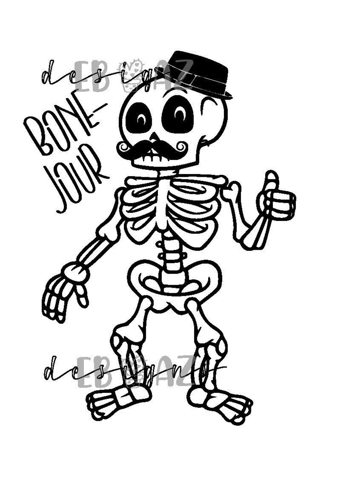 Bone-jour Svg - Etsy