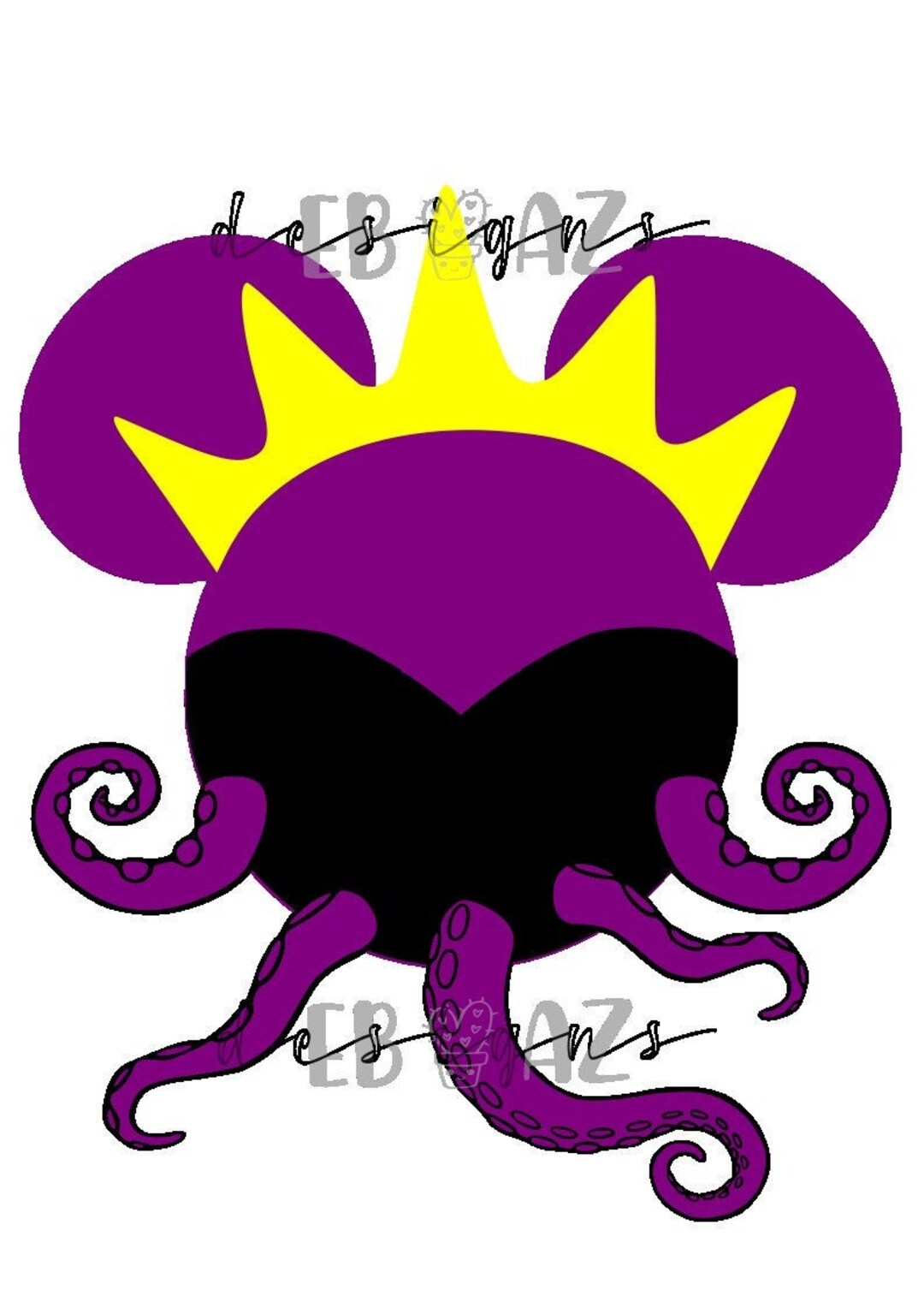 Minnie Ursula Svg - Etsy