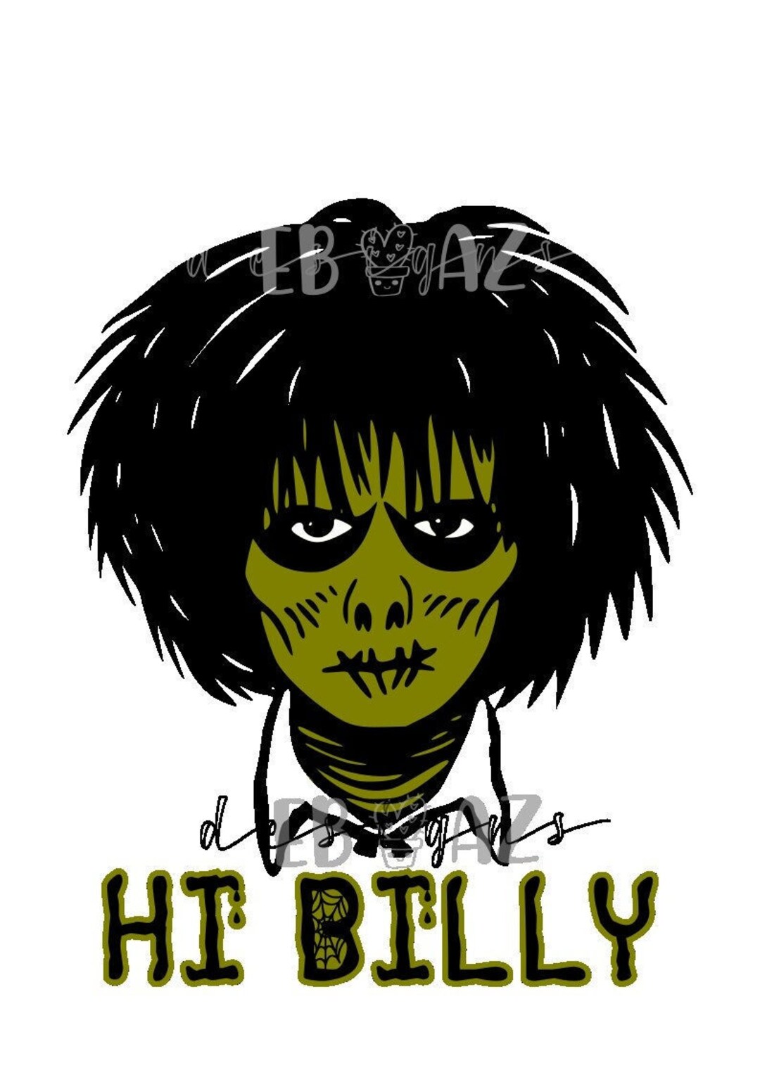 Hocus Pocus Hi Billy Svg - Etsy