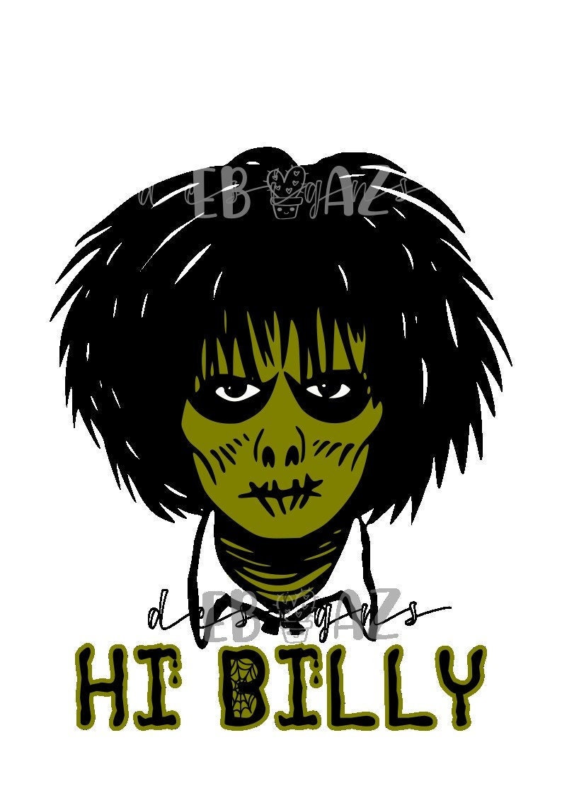 Hocus Pocus Hi Billy Svg - Etsy