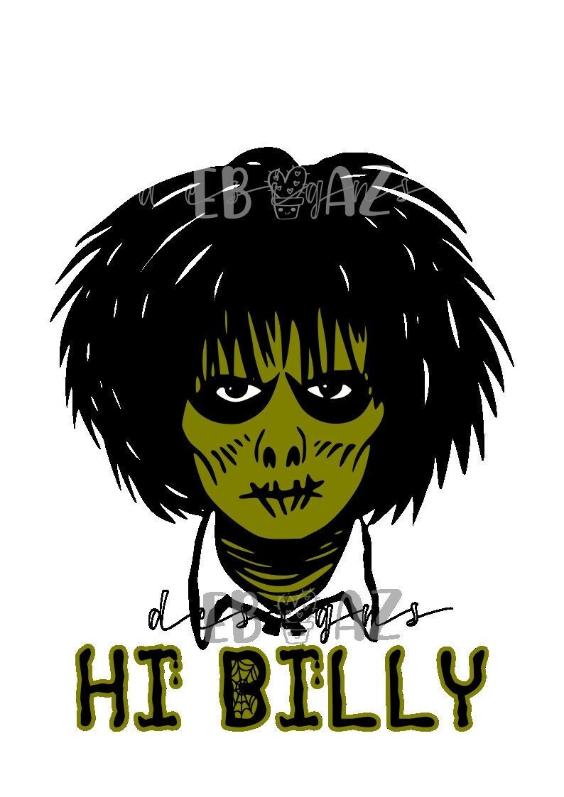 Hocus Pocus Hi Billy Svg - Etsy