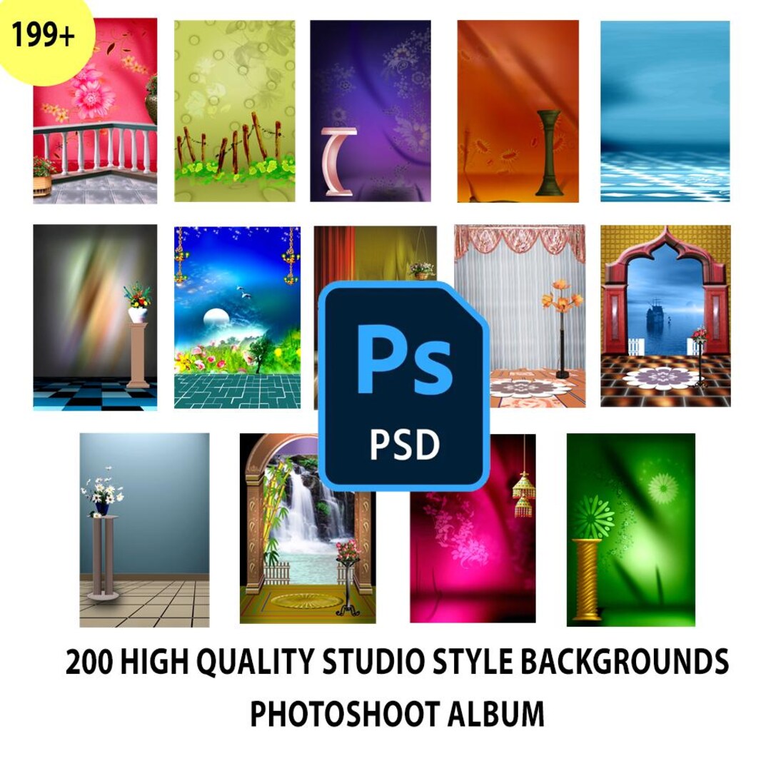 Studio Style Backgrounds | Backdrops for Image | Couples Photo Album ...