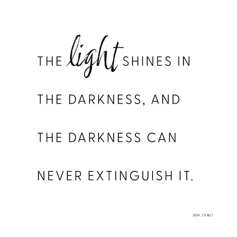 Light Inspirational Typography Positive Verse Bundle - Etsy