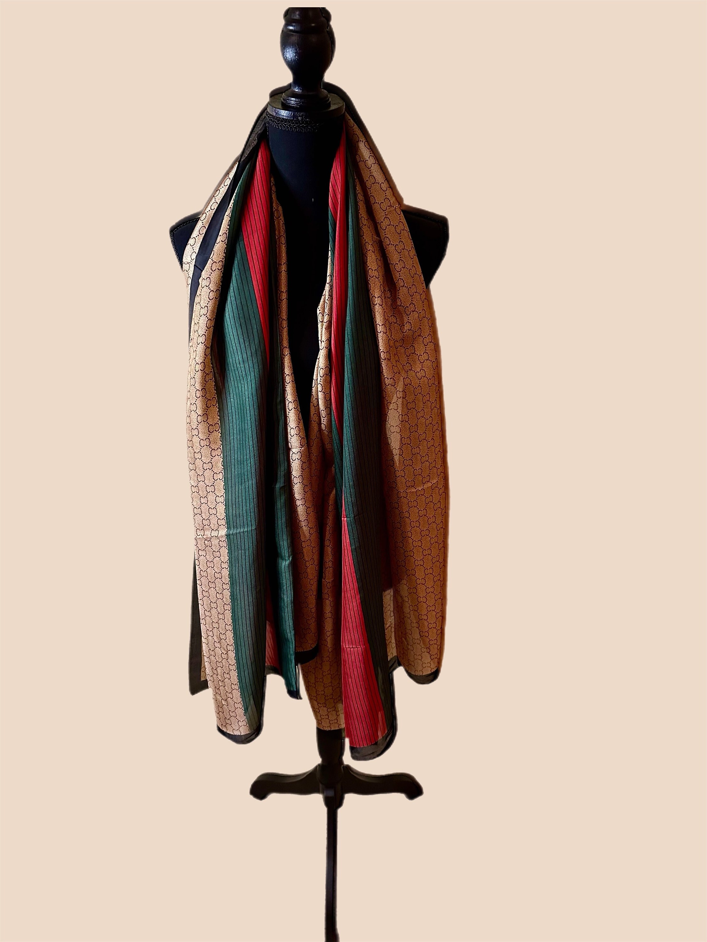 Luxury Designer Silk Scarf Shawl Wrap for Women, Everyday Scarf, Luxury ...