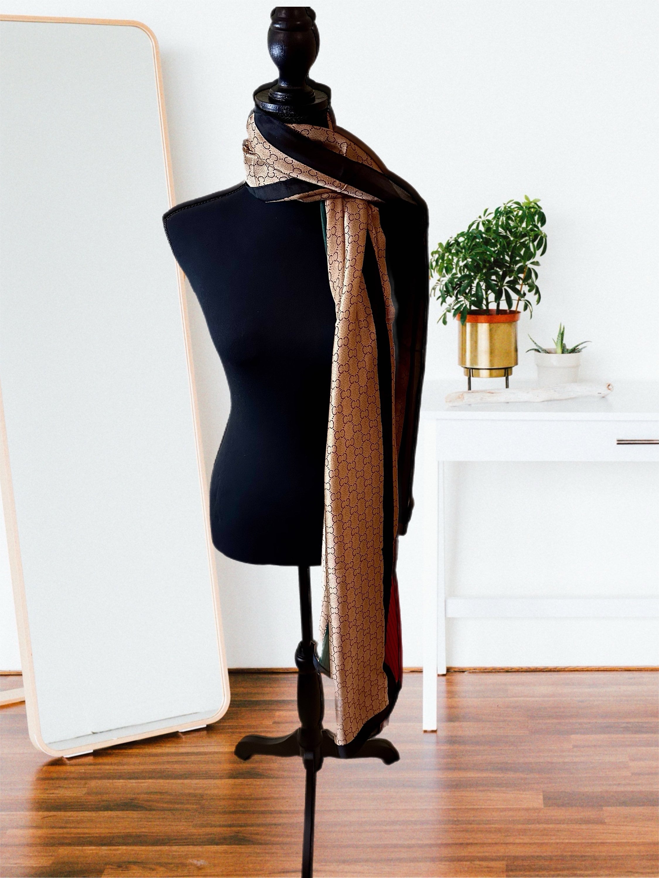 Luxury Designer Silk Scarf Shawl Wrap for Women, Everyday Scarf, Luxury ...