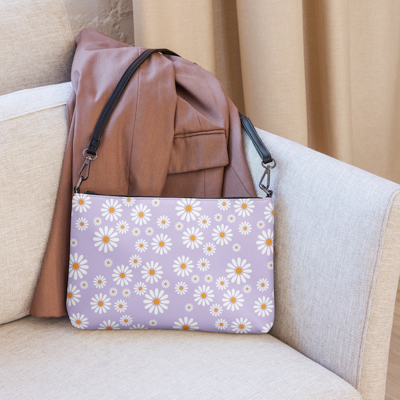 Preppy Purple Crossbody Bag | Coquette Floral Purse | Gifts for Teens ...