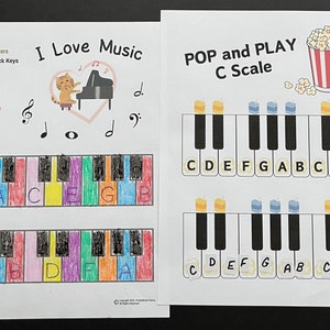 Preschool Music Worksheets, Preschool Piano Theory, Preschool Music ...