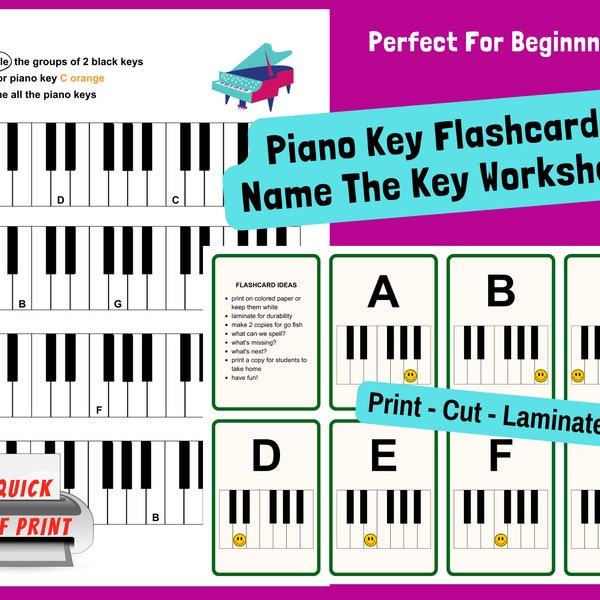 24 Music Symbol Flashcards and Draw the Music Symbol Worksheet A Fun ...