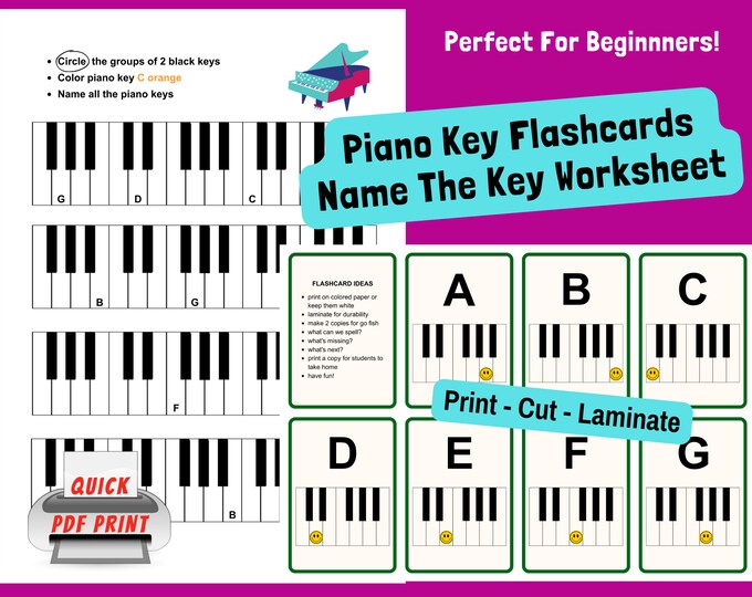 Music Flashcards Piano Flashcards Piano Lesson Group Piano Lesson Group ...