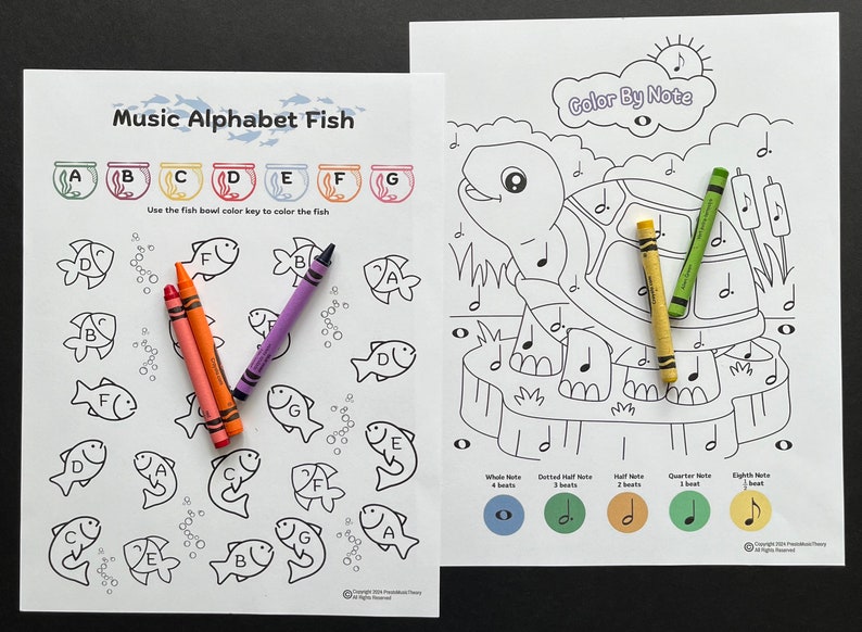Preschool Music Worksheets, Preschool Piano Theory, Preschool Music ...