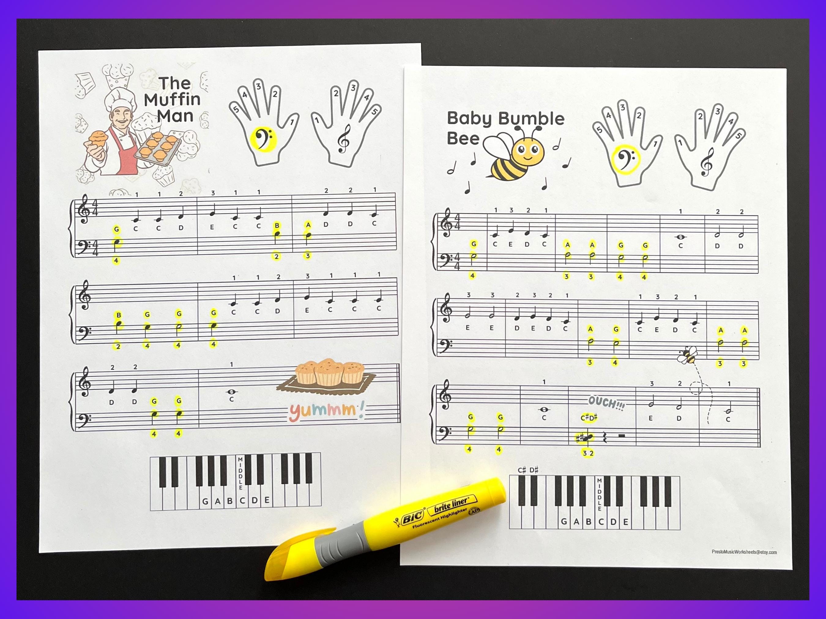 Beginner Piano Songs, Easy Piano Songs for Both Hands, Piano Music With ...