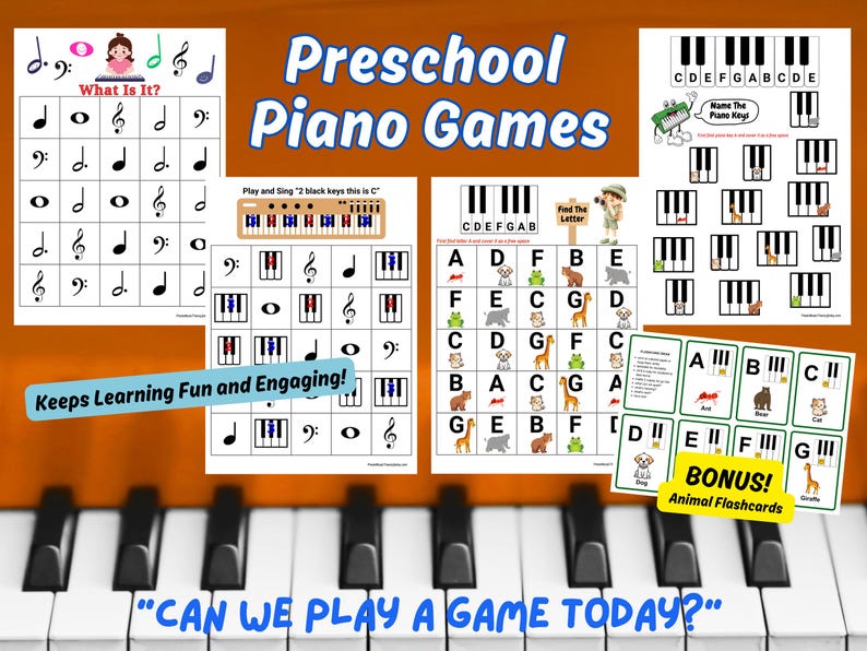 Preschool Piano Games, Music Games for Beginners, Piano Lesson Games ...