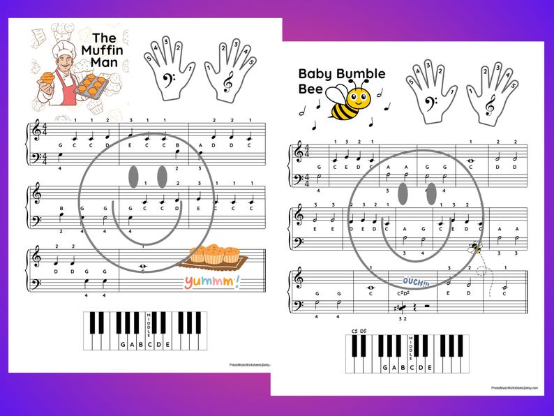 Beginner Piano Songs, Easy Piano Songs for Both Hands, Piano Music With ...