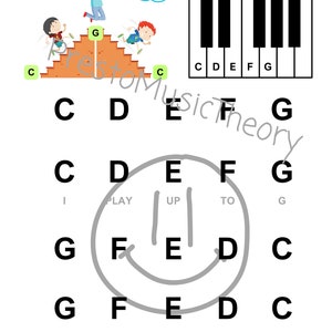 Preschool Music Worksheets, Preschool Piano, Preschool Piano Theory ...