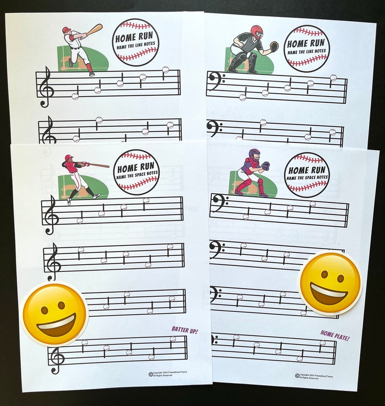 Music Note Name Review Sports Edition! Note Reading, Naming Notes ...