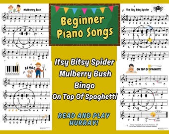 Beginner Piano Songs, Piano Songs for Kids, Beginner Piano Lessons ...