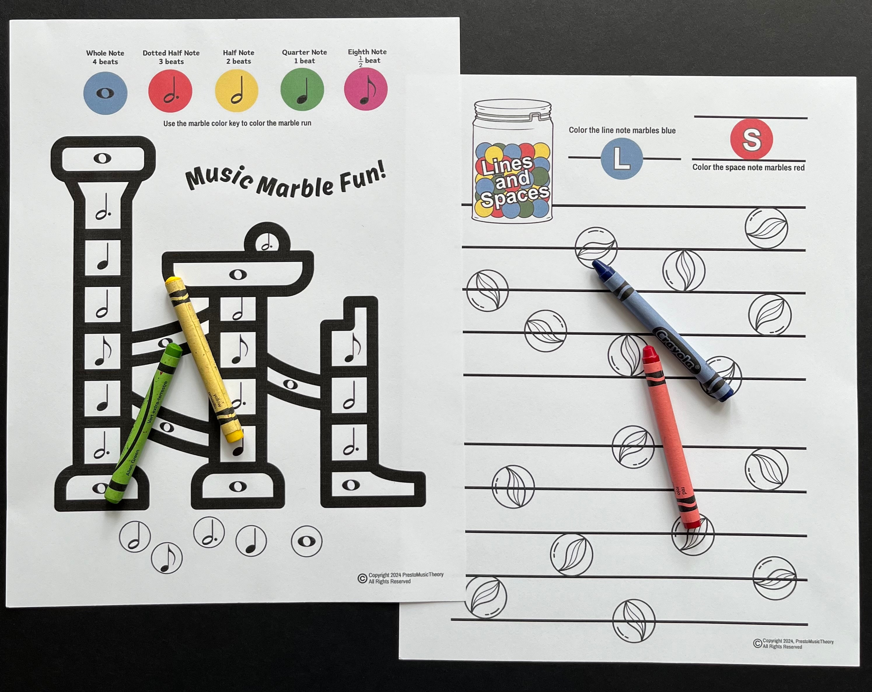 Preschool Music Worksheets, Preschool Piano Theory, Preschool Music ...