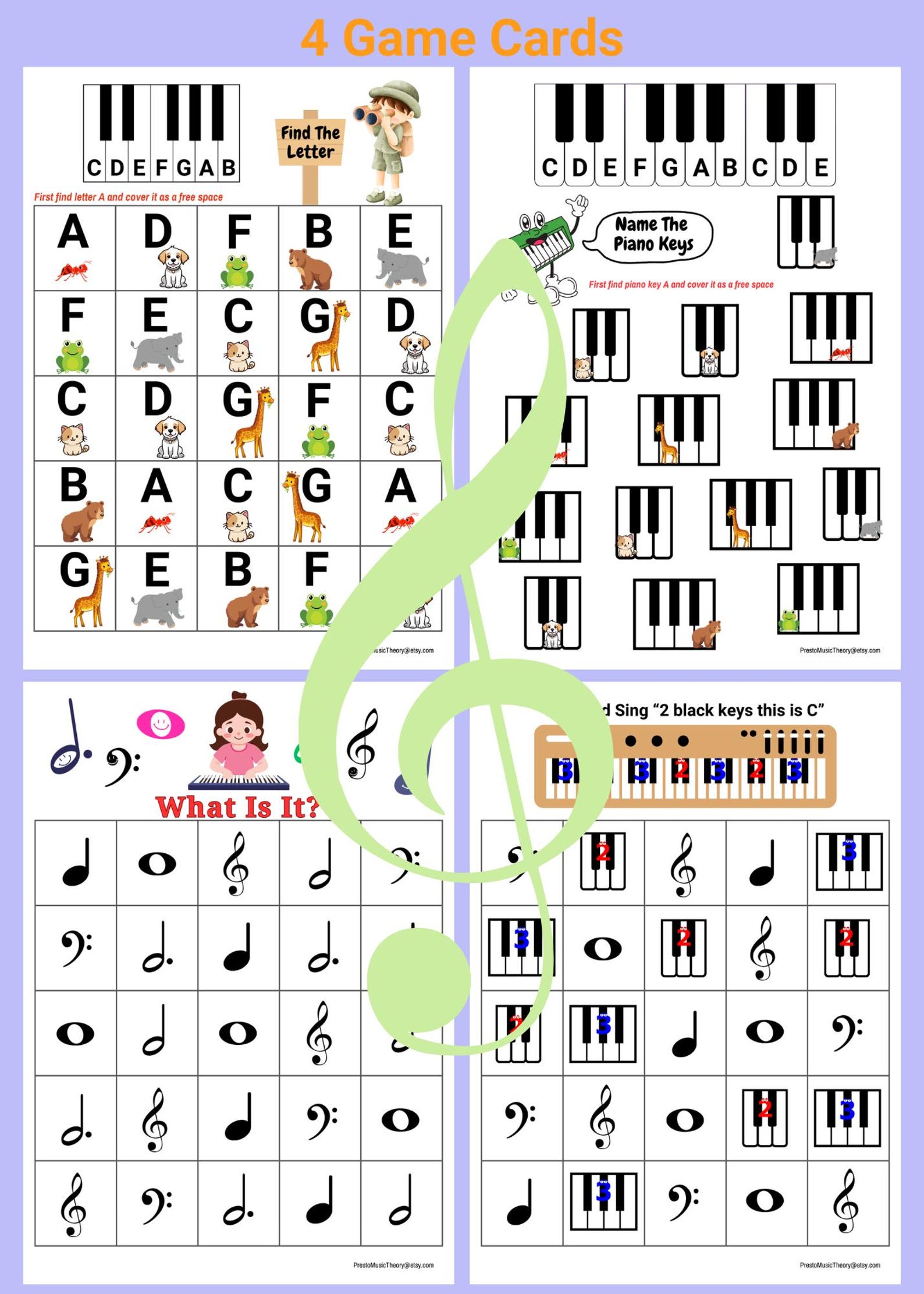 Preschool Piano Games, Music Games for Beginners, Piano Lesson Games ...