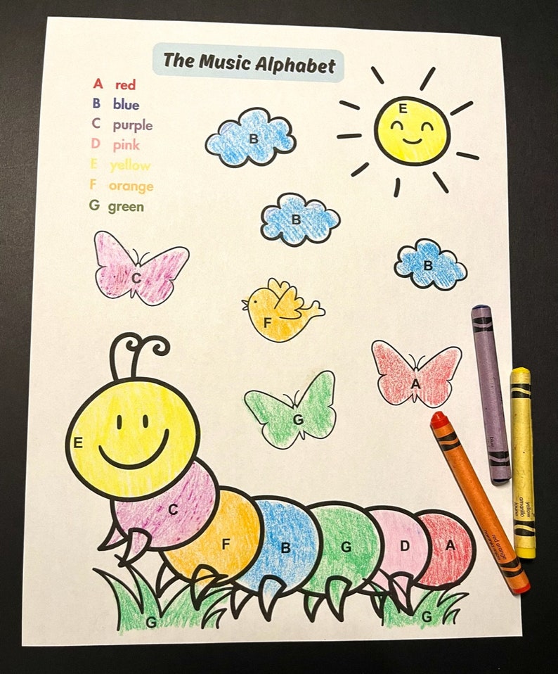 Preschool Music Worksheets, Preschool Piano Lessons, Preschool Theory ...