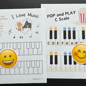 Preschool Music Worksheets, Preschool Piano Theory, Preschool Music ...