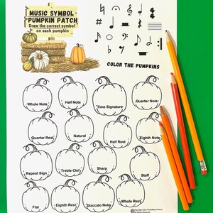 Fall Music Fun on the Farm! Music Symbols, Music Rests, Fall Music ...
