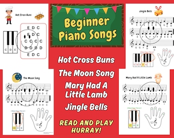 Beginner Piano Songs, Piano Songs for Kids, Beginner Piano Lessons ...