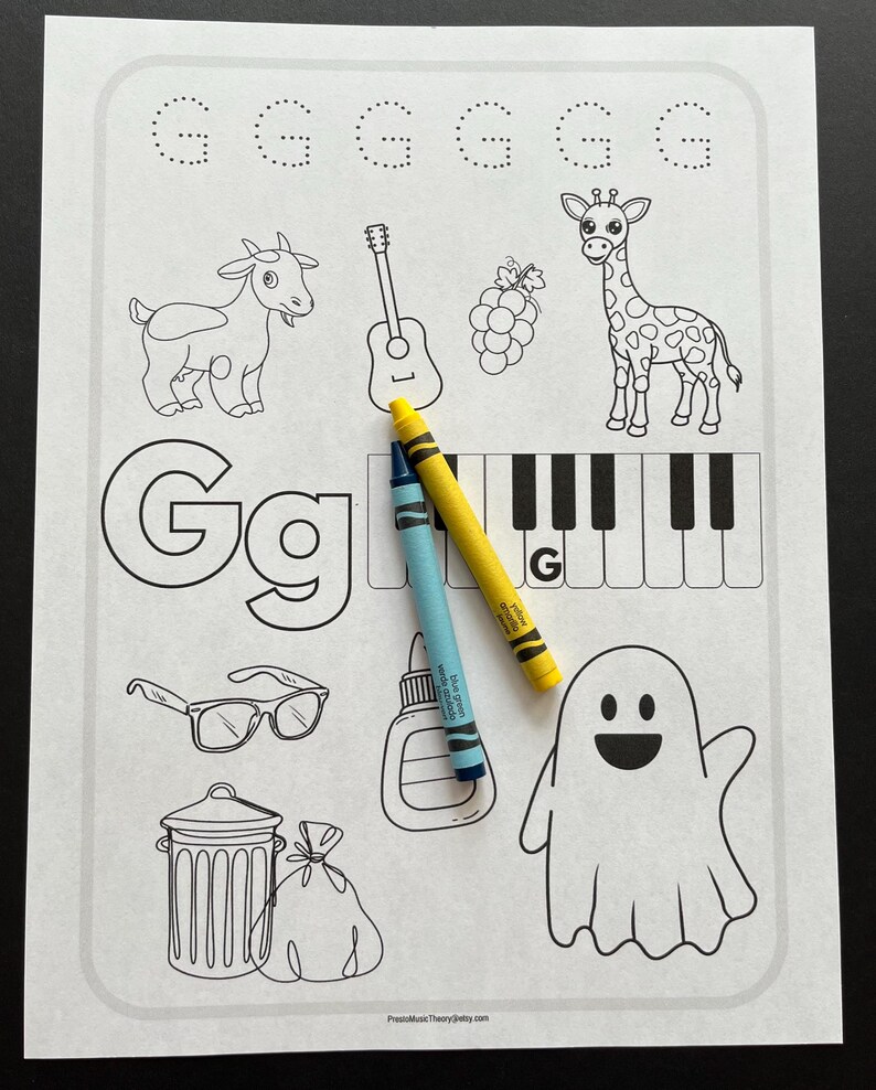 Music Alphabet Coloring Pages, Preschool Music Worksheets, Music ...