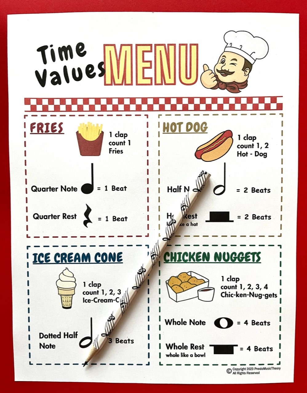 Music Note Time Values, Fun Menu, Music Rests, Rhythm, Music Theory ...