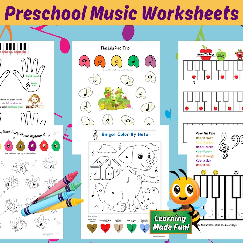 Music Lesson Preschool - Etsy