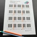Piano Key Flashcards and Name the Piano Keys Worksheet Fun - Etsy