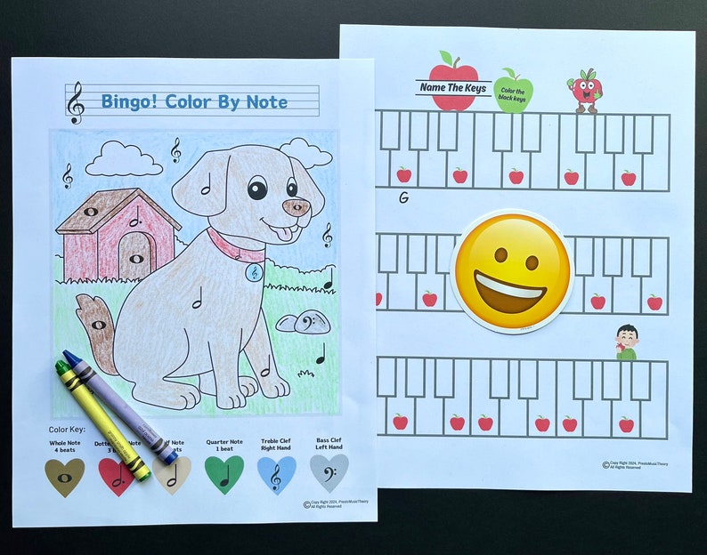 Preschool Music Worksheets, Preschool Music, Preschool Piano Theory ...