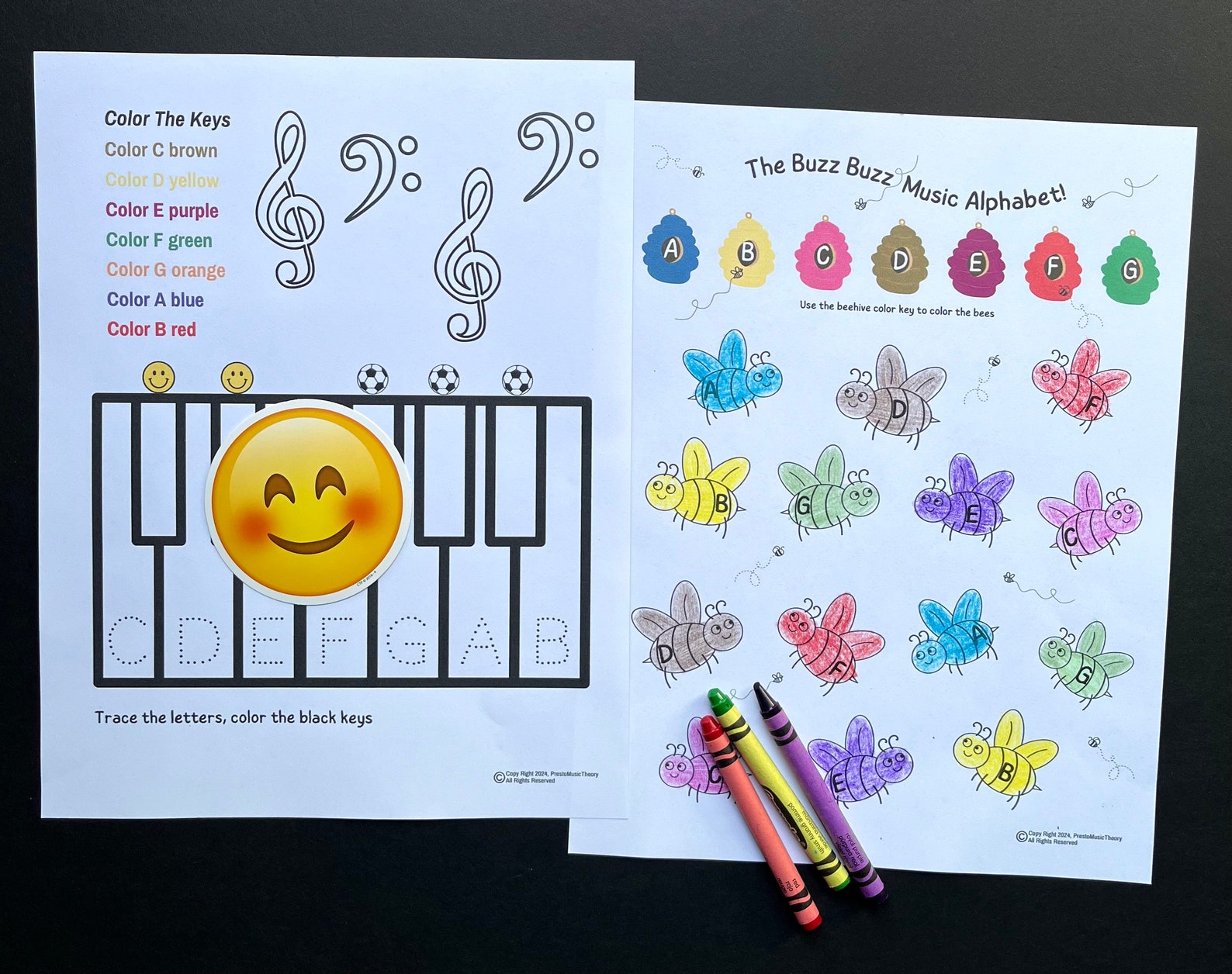 Preschool Music Worksheets, Preschool Piano, Preschool Music Coloring ...