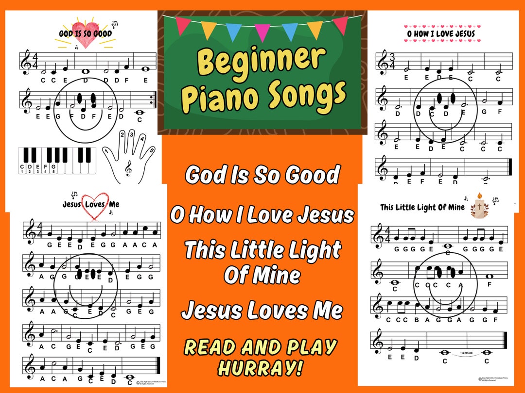 Beginner Piano Songs, Easy Piano Songs, Piano Songs for Kids, Easy ...