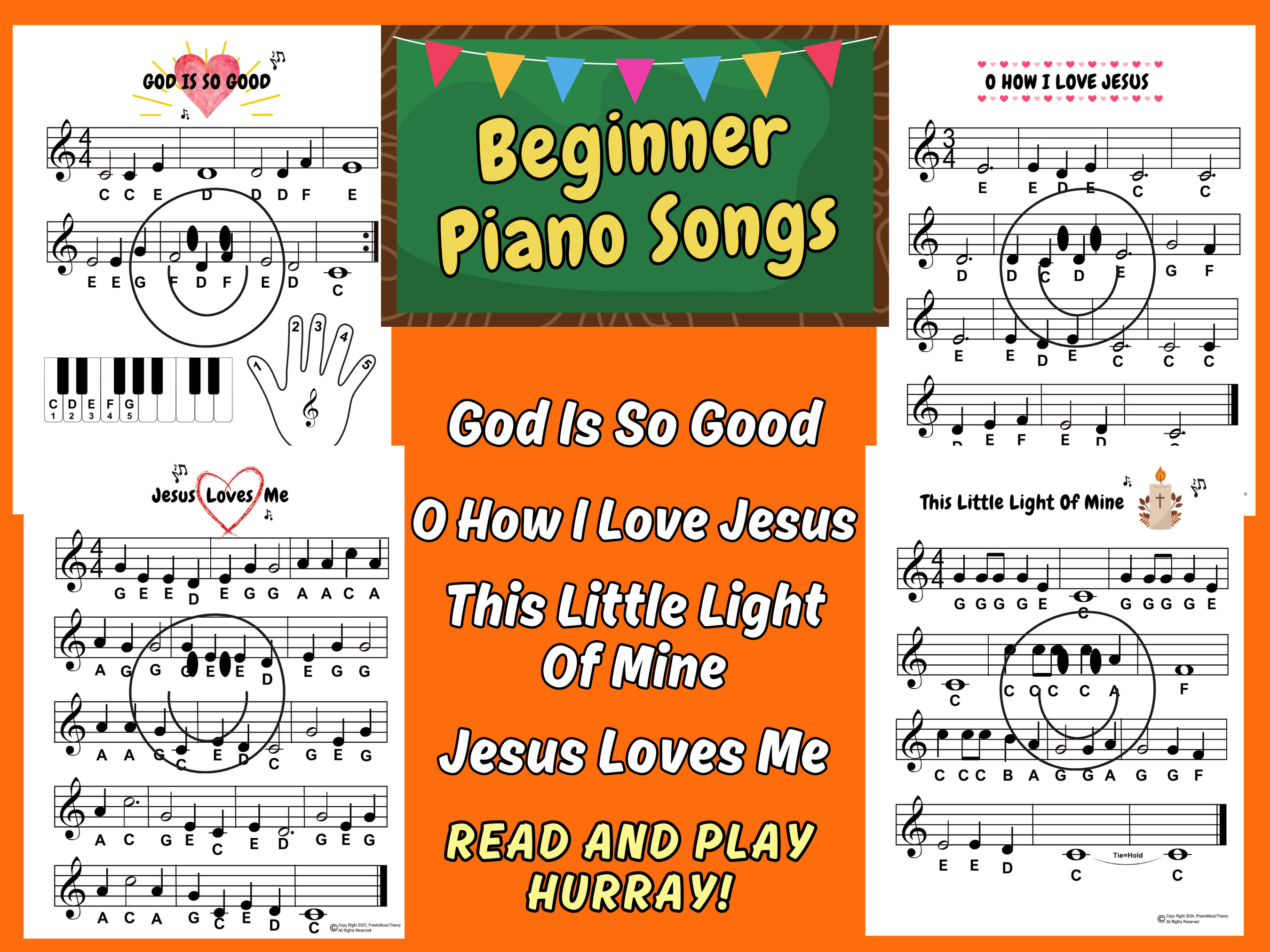 Beginner Piano Songs, Easy Piano Songs, Piano Songs for Kids, Easy ...