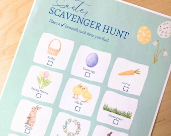 Printable Easter Bunny Letter for Kids Pink, Easter Scavenger Hunt Kid ...