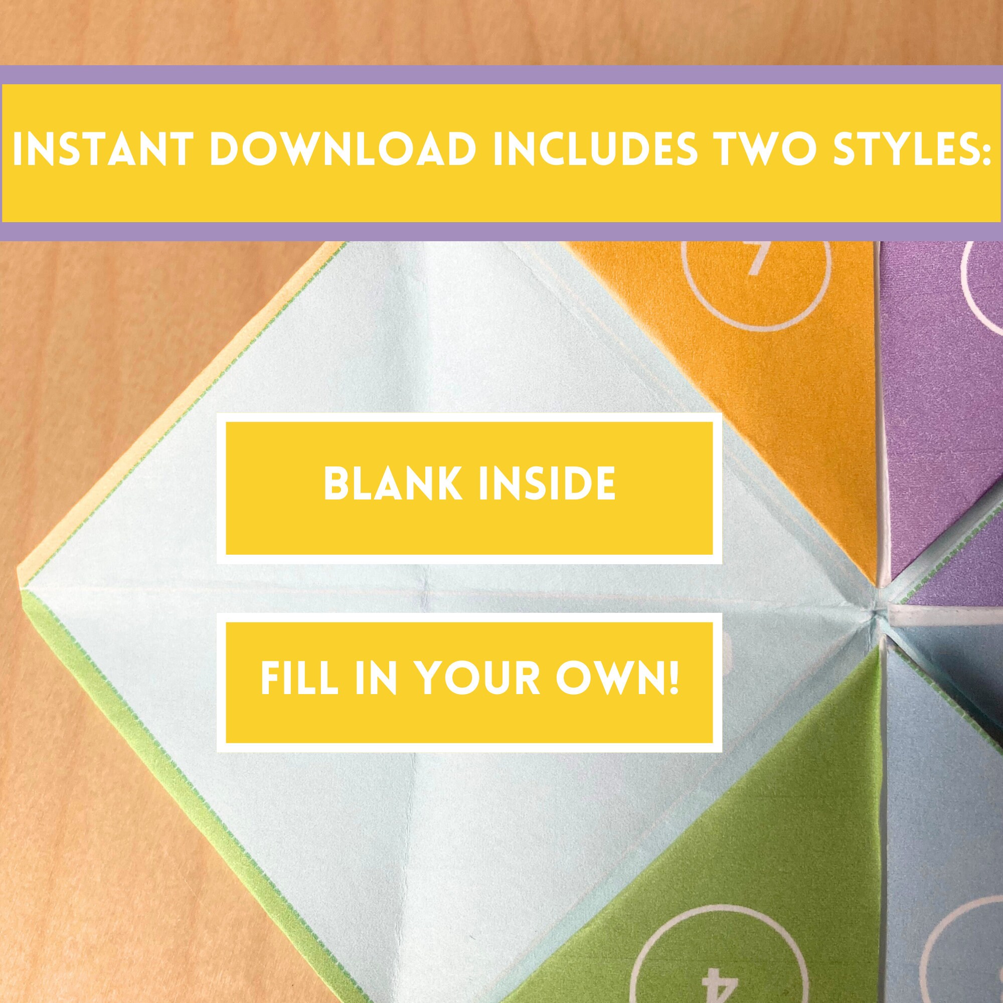 Printable Springtime Fortune Teller Literary Quotes Activity Digital ...