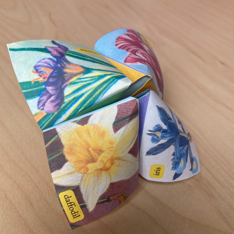 Printable Springtime Fortune Teller - Literary Quotes - Activity ...