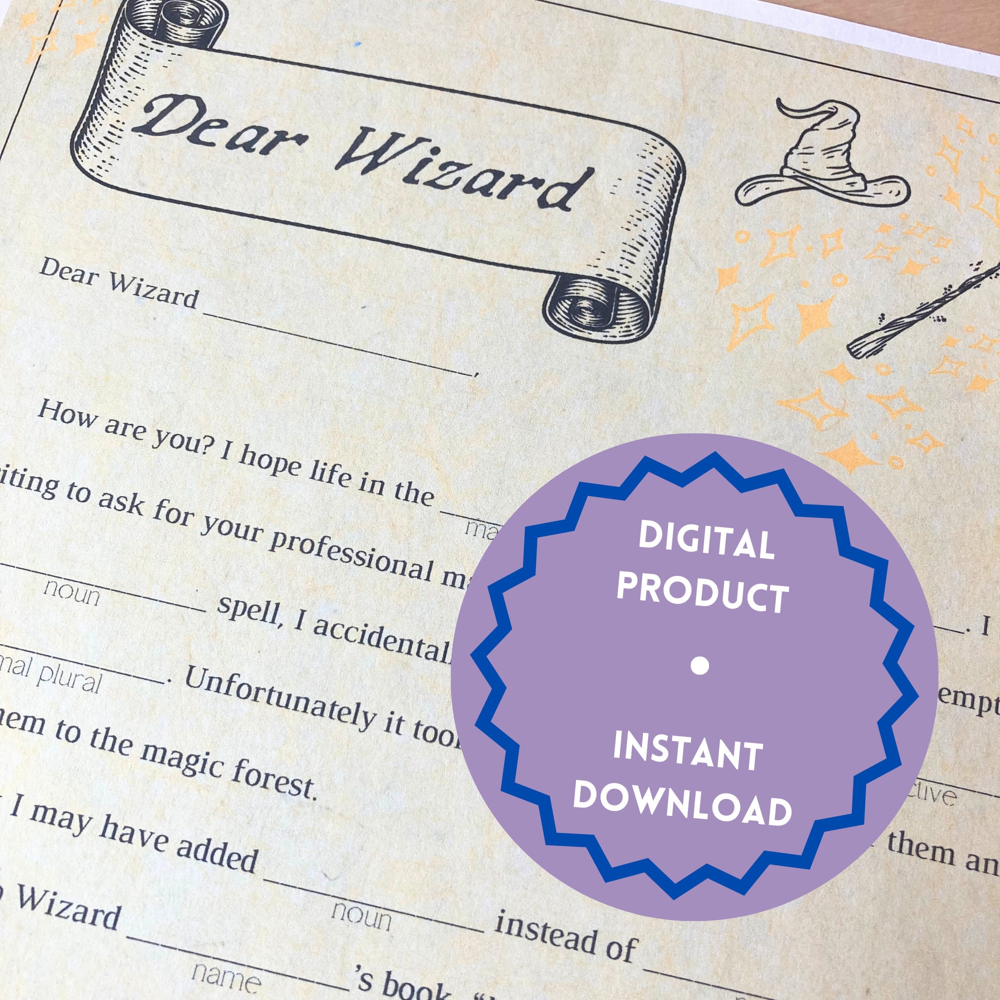 Word Libs for Wizards - Make Magic Spells and More - Mad Lip-type Word ...